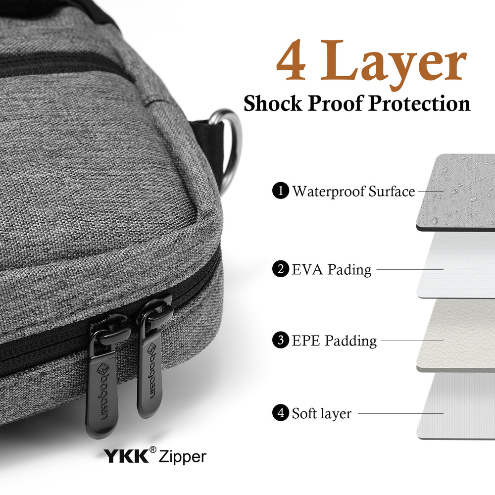 Bagasin 15 15.6 16 inch Laptop Computer PC Shoulder Bag Carrying Case,